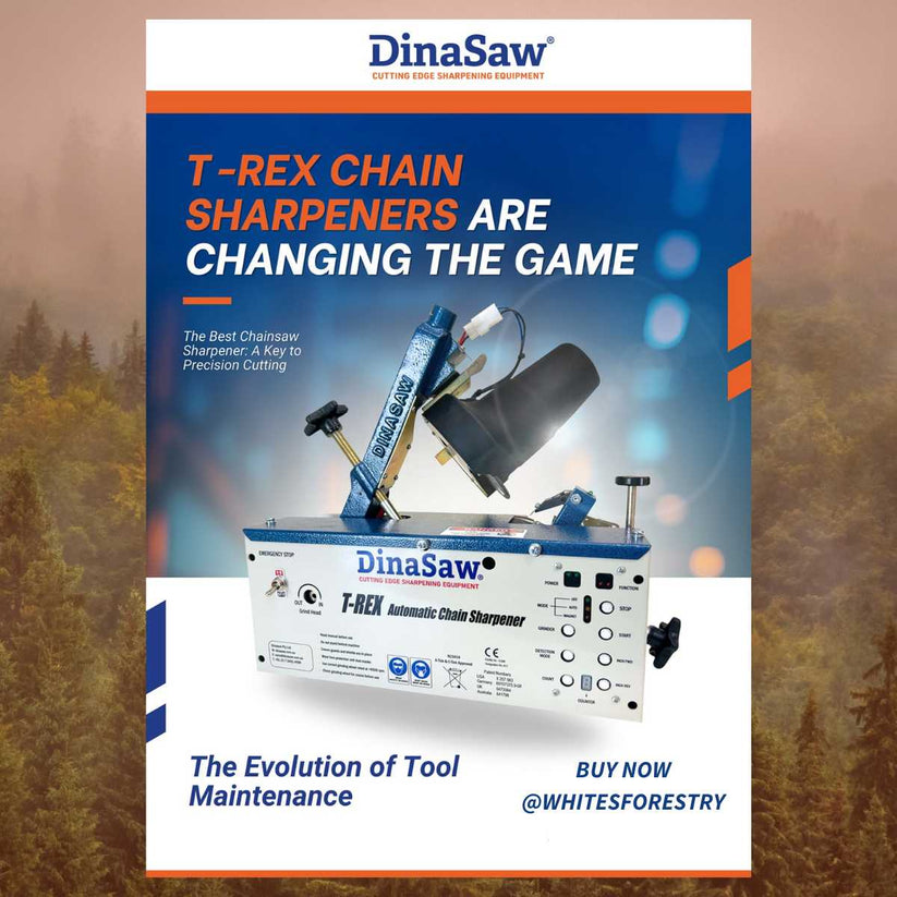 DinaSaw® T-Rex Automatic Chain Sharpener – Whites Forestry Equipment
