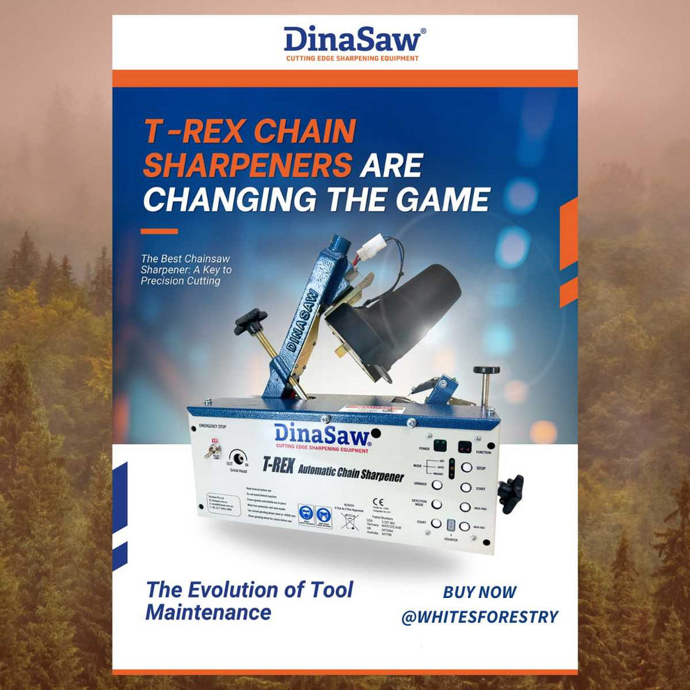 DinaSaw® T-Rex Automatic Chain Sharpener – Whites Forestry Equipment