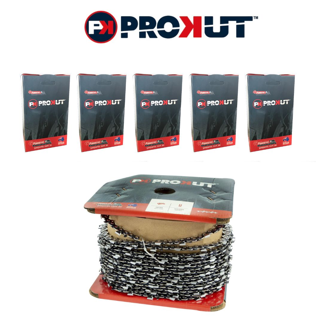 Prokut Bulk Chainsaw Chain Rolls | 25ft & 100ft | All Pitches & Gauges ...