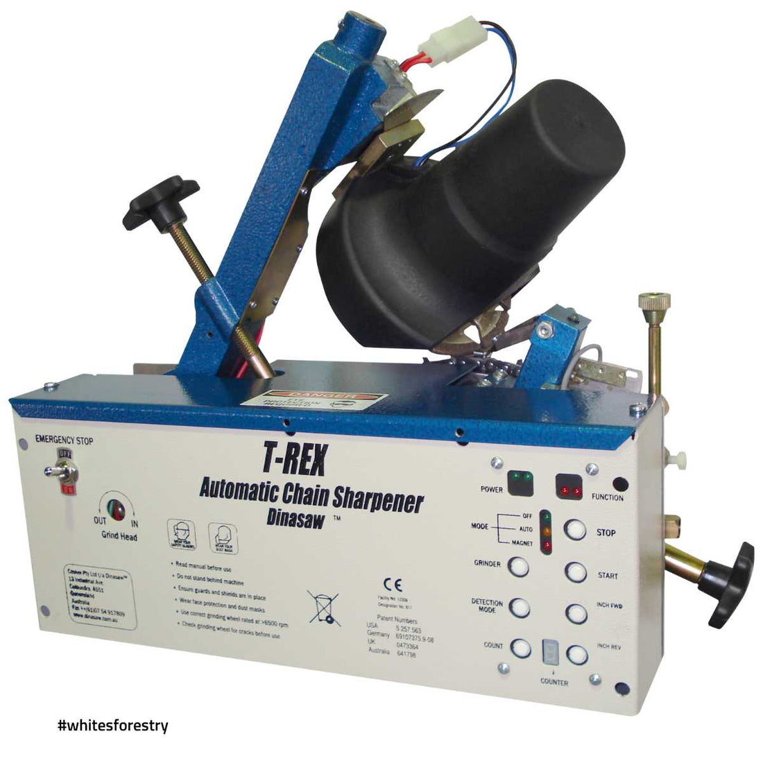 DinaSaw® T-Rex Automatic Chain Sharpener – Whites Forestry Equipment